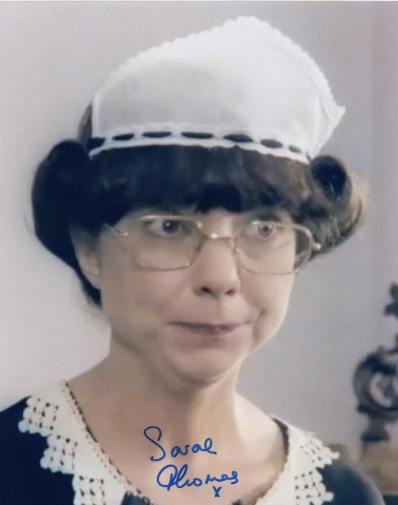 SARAH THOMAS - Enid Simmons in Worzel Gummidge - hand signed 10 x 8 ph – Autographica