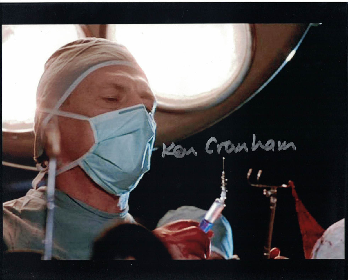 KENNETH CRANHAM - Channard/ Cenobite - Hellraiser 2 hand signed 10 x 8 – Autographica