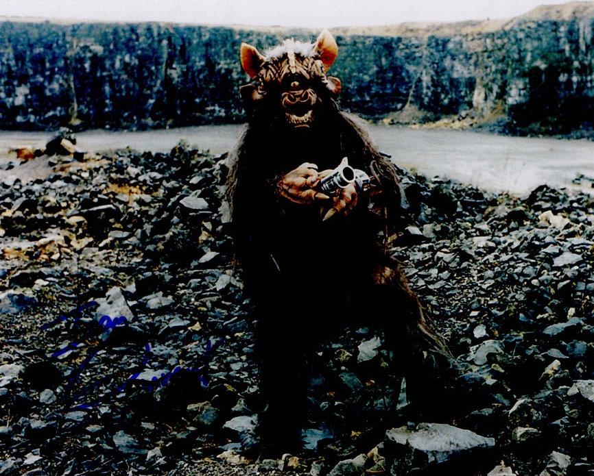 IAN DURRANT - Tetrap in Doctor Who - Time and The Rani - hand signed 1 ...