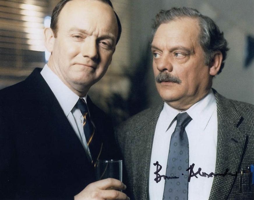 BRUCE ALEXANDER - Supt Mullett in A Touch Of Frost - hand signed 10 x ...