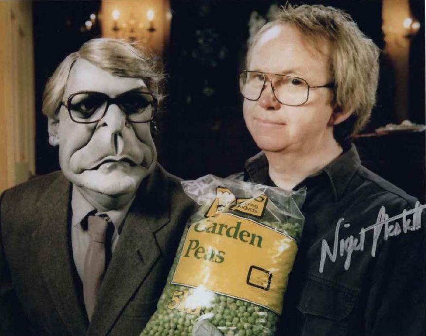 NIGEL PLASKITT - Spitting Image- hand signed 10 x 8 photo – Autographica