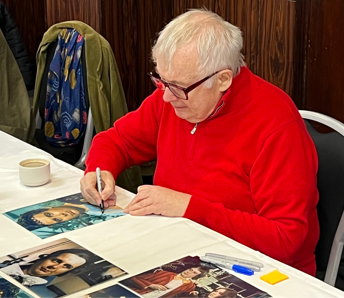 CHRISTOPHER BIGGINS - Jeremy in Eskimo Nell - hand signed 10 x 8 photo ...