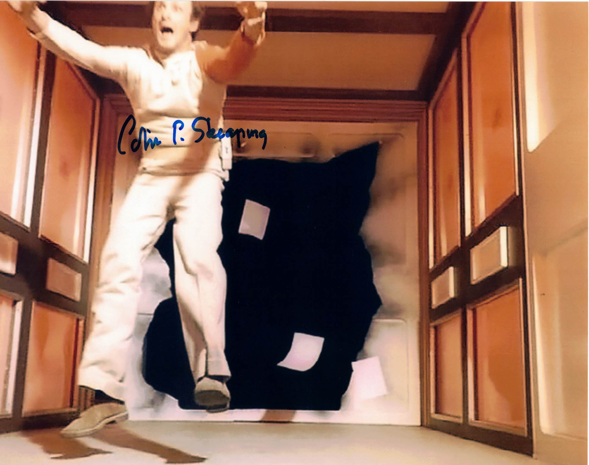 COLIN SKEAPING -Security guard in Space 1999- hand signed 10 x 8 photo ...