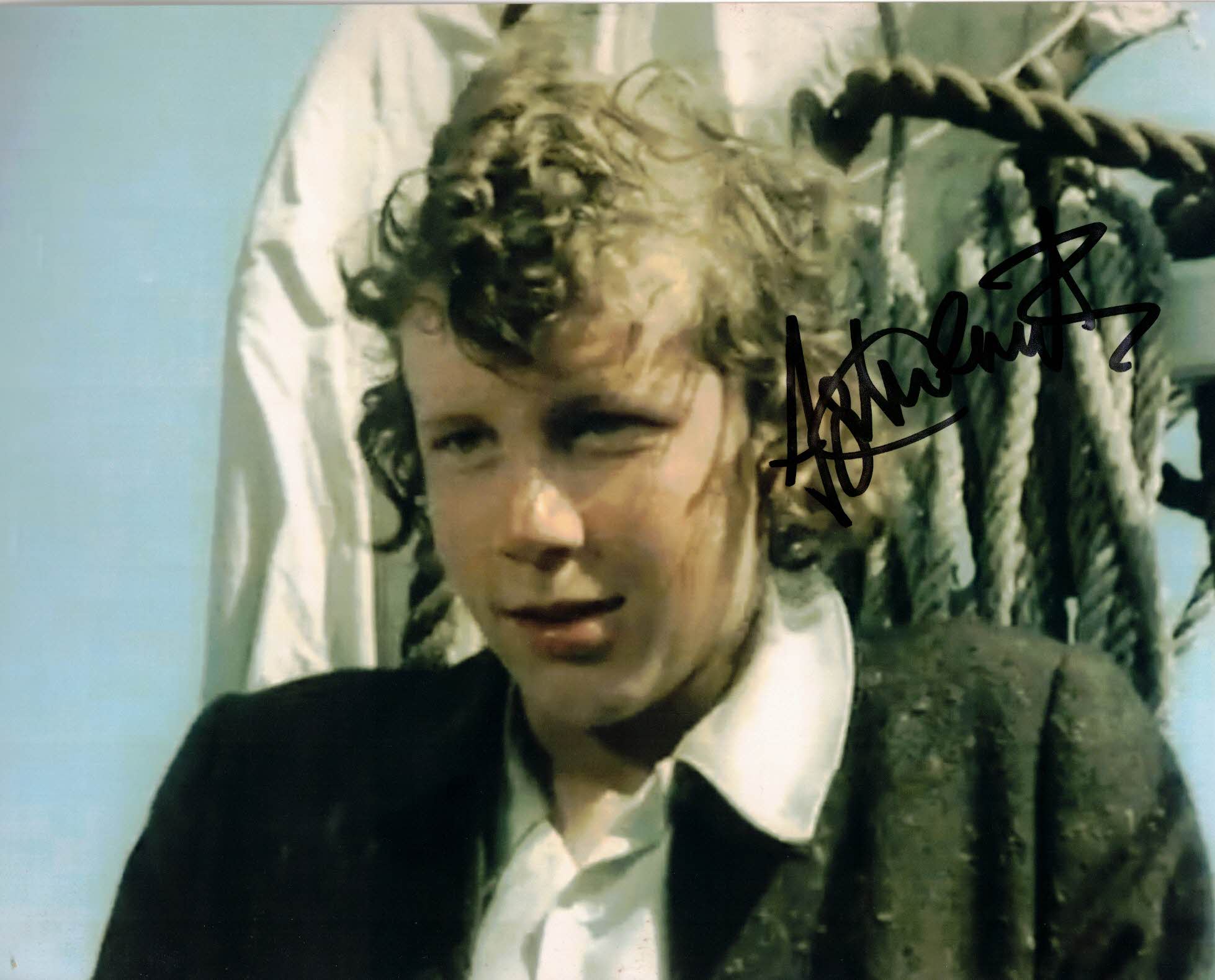 ASHLEY KNIGHT - Jim Hawkins in Treasure Island (1977) - hand signed 10 ...