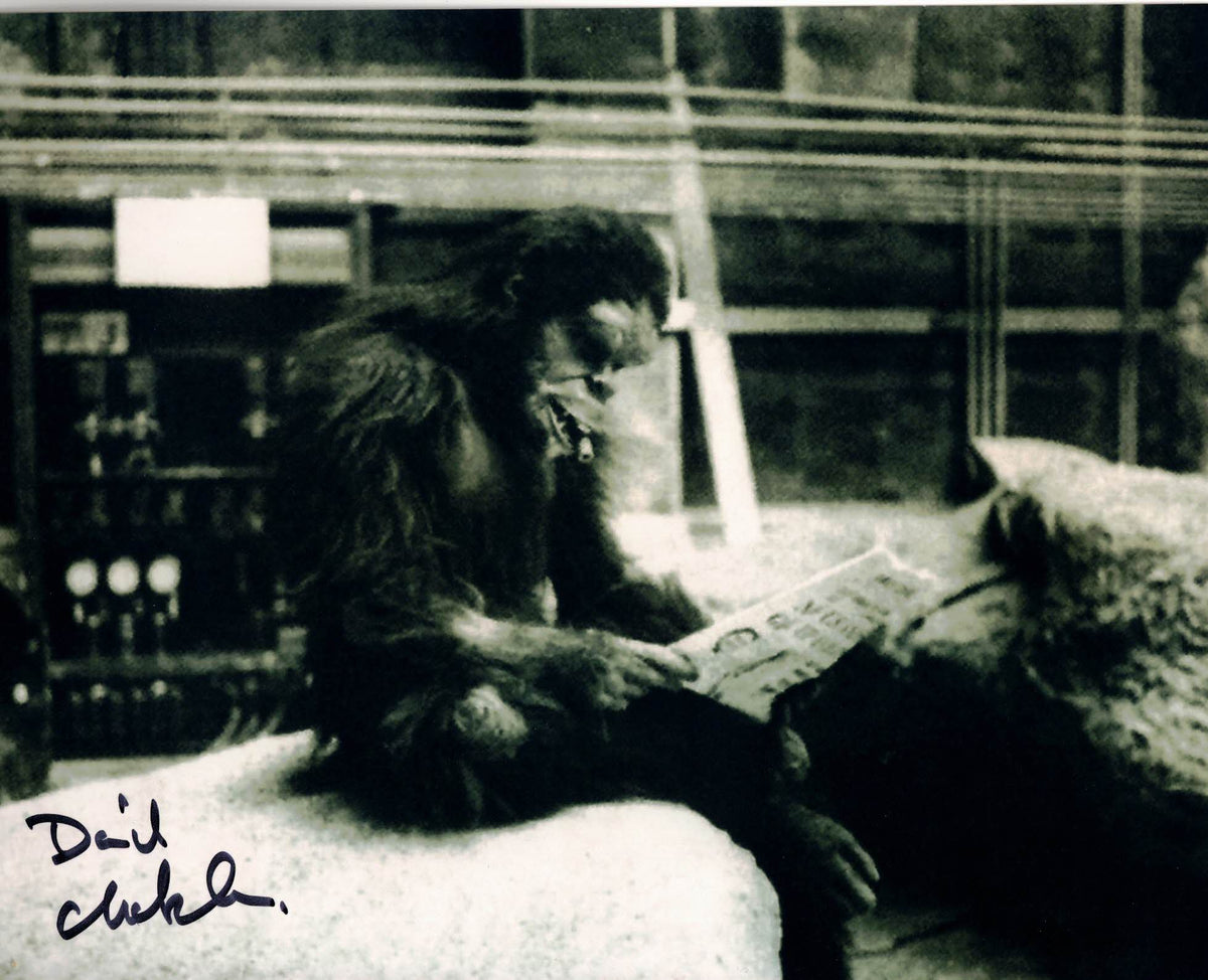 DAVID CHARKHAM - Ape in 2001 A Space Odyssey - Stanley Kubrick- hand s ...