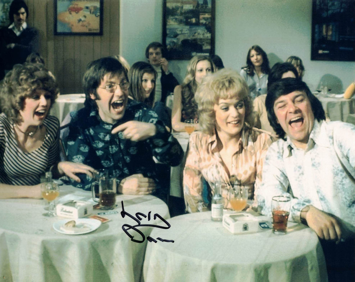 LARRY DANN - Clive in Carry On Behind- hand signed 10 x 8 photo ...