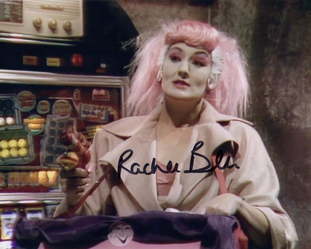 RACHEL BELL - Priscilla P in Doctor Who - The Happiness Patrol hand si ...