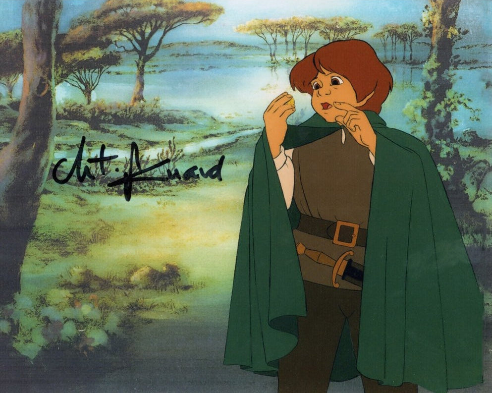 CHRISTOPHER GUARD - Frodo Baggins in Lord of The Rings (1978) hand sig ...