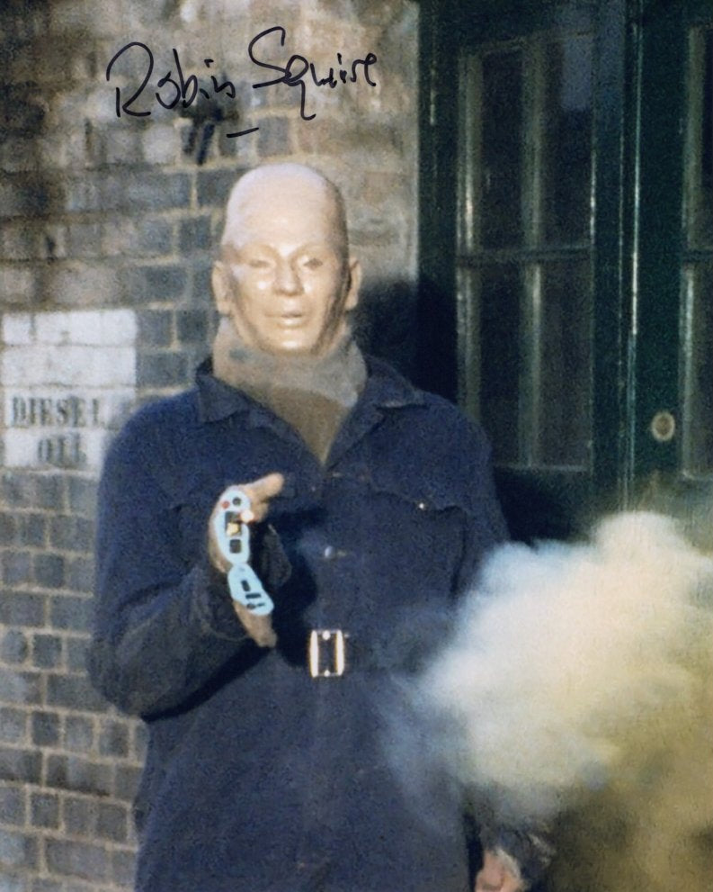 ROBIN SQUIRE - Auton in Doctor Who- Spearhead From Space - hand signed ...