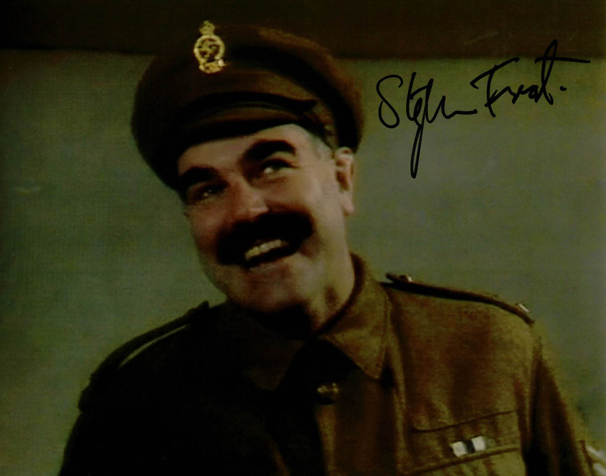 STEPHEN FROST - Corporal Jones in Blackadder Goes Forth - hand signed ...