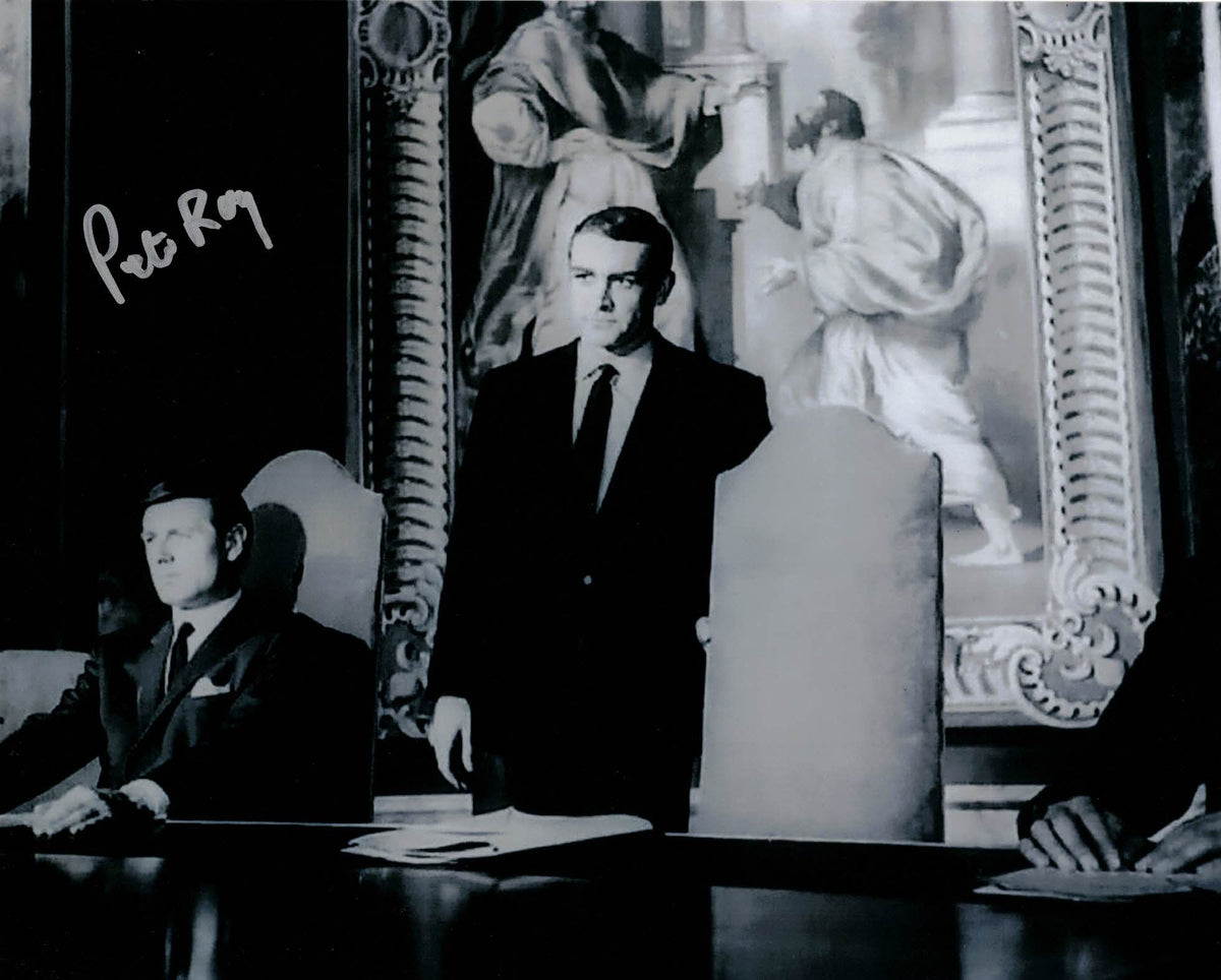 PETER ROY - 006 in Thunderball - James Bond- hand signed 10 x 8 photo ...