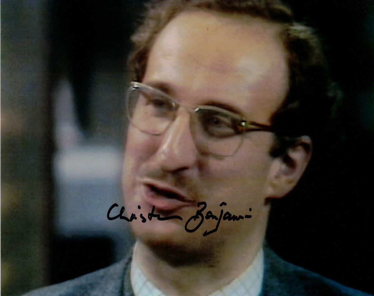 CHRISTOPHER BENJAMIN - Sir Keith Gold in Doctor Who - Inferno hand sig ...