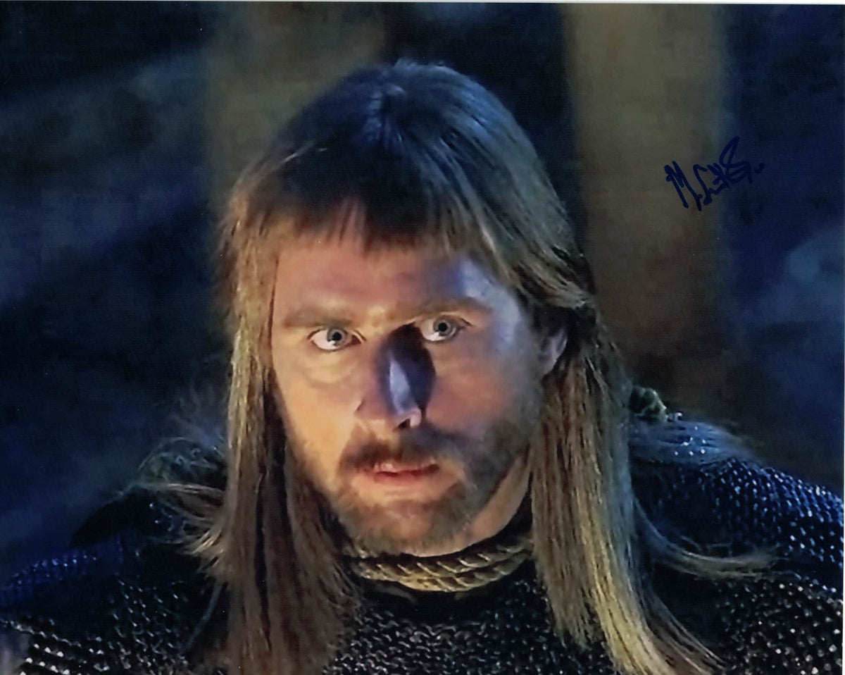 MARCUS GILBERT- Lord Arthur in Army of Darkness hand signed 10 x 8 ...