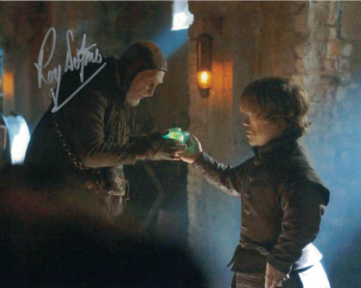 ROY DOTRICE - Wisdom Hallyne Game of Thrones - hand signed 10 x 8 phot ...