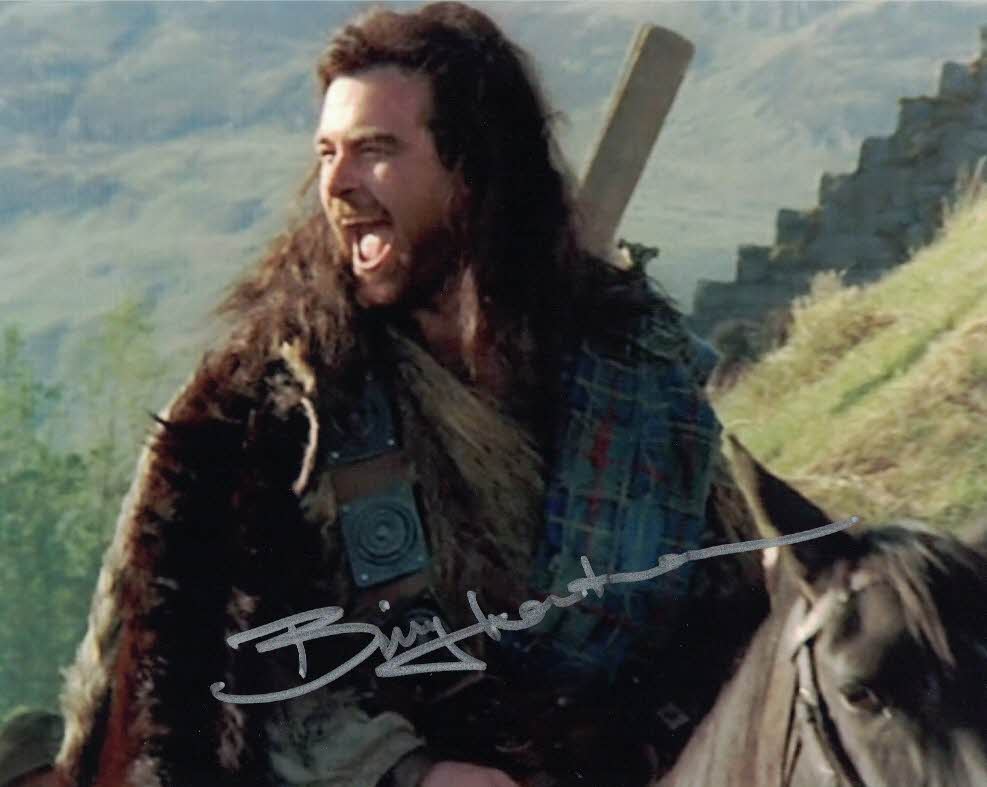 BILLY HARTMAN - Dougal in Highlander hand signed 10 x 8 photo ...