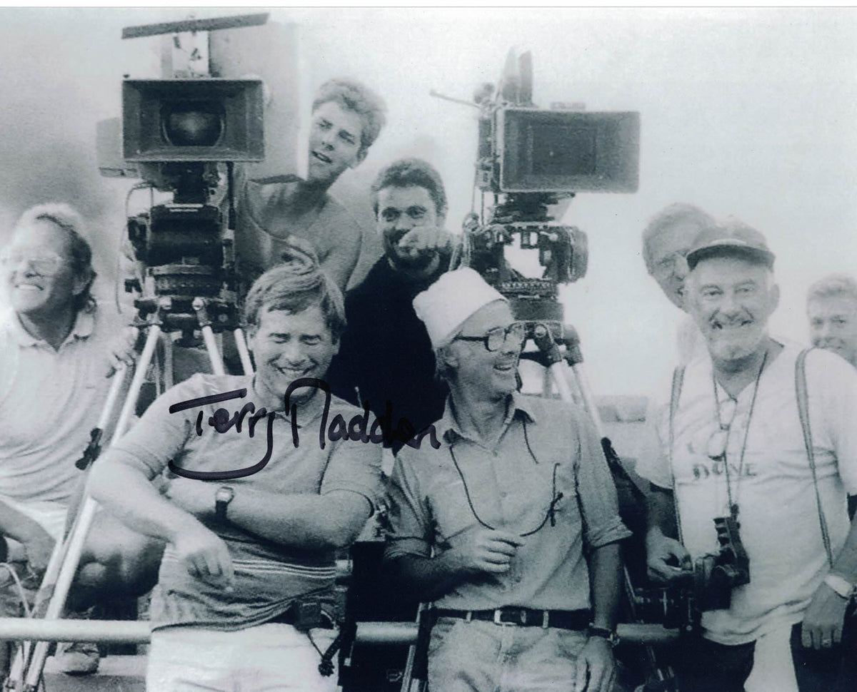 TERRY MADDEN - Assistant Director James Bond, Star Wars - hand signed ...