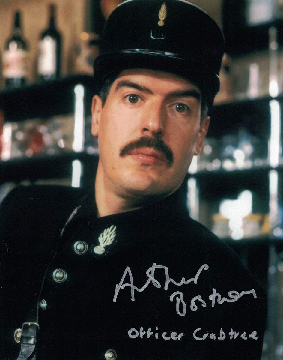 ARTHUR BOSTROM - Officer Crabtree in Allo, Allo - hand signed 10 x 8 p ...