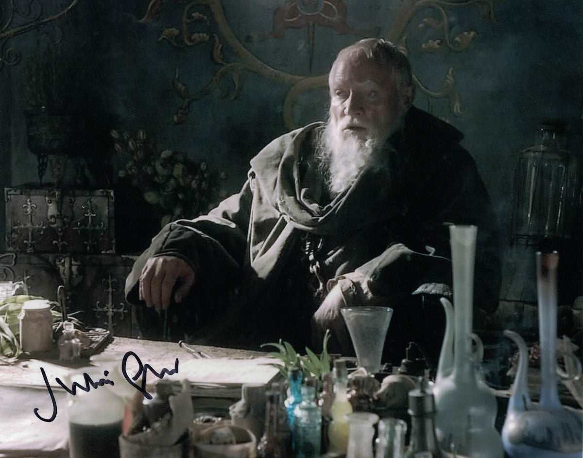 JULIAN GLOVER - Maester Pycelle in Game of Thrones hand signed 10 x 8 ...