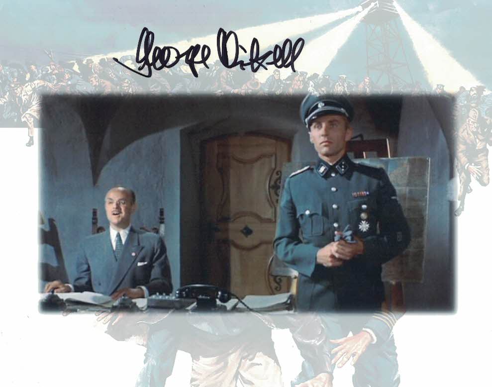 GEORGE MIKELL - German Officer in The Great Escape hand signed 10 x 8 ...
