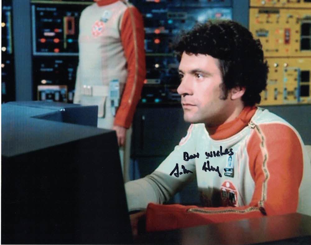 JOHN HUG Bill Fraser in Space 1999 hand signed 10 x 8 photo – Autographica