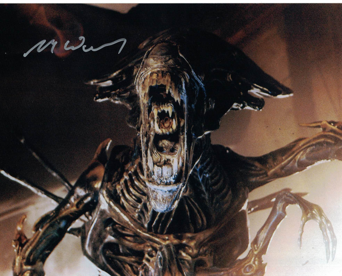 MALCOLM WEAVER -Alien Queen in Aliens - hand signed 10 x 8 photo ...