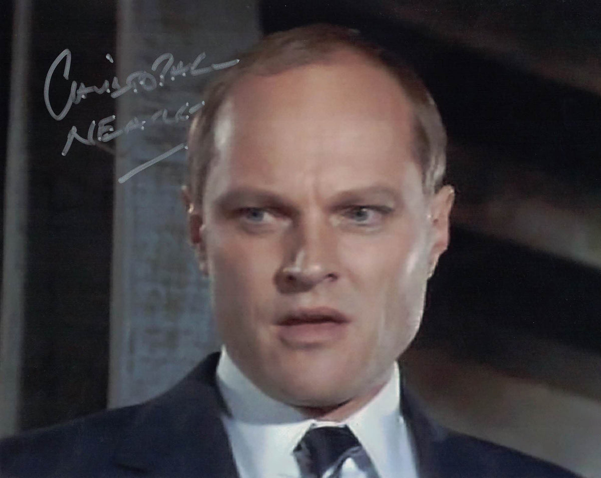 CHRISTOPHER NEAME -Fallon, Licence To Kill hand signed 10 x 8 photo ...